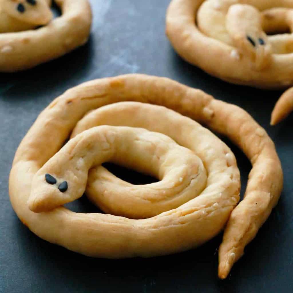 Halloween Breadstick Snakes | Kitchen At Hoskins
