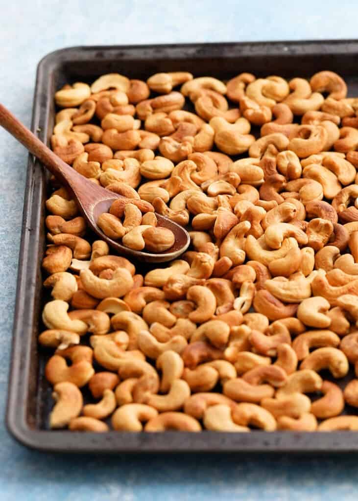 Roasted Cashews {Air fryer, Oven or Skillet} | Kitchen At Hoskins