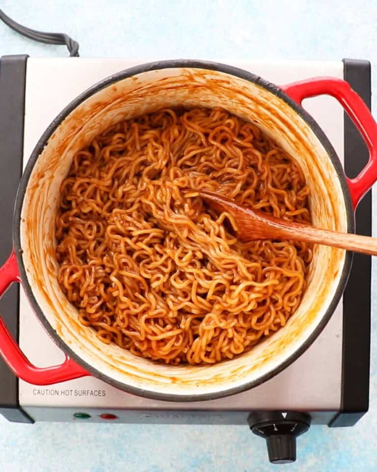 BBQ Ramen Noodles {Quick & Easy} | Kitchen at Hoskins
