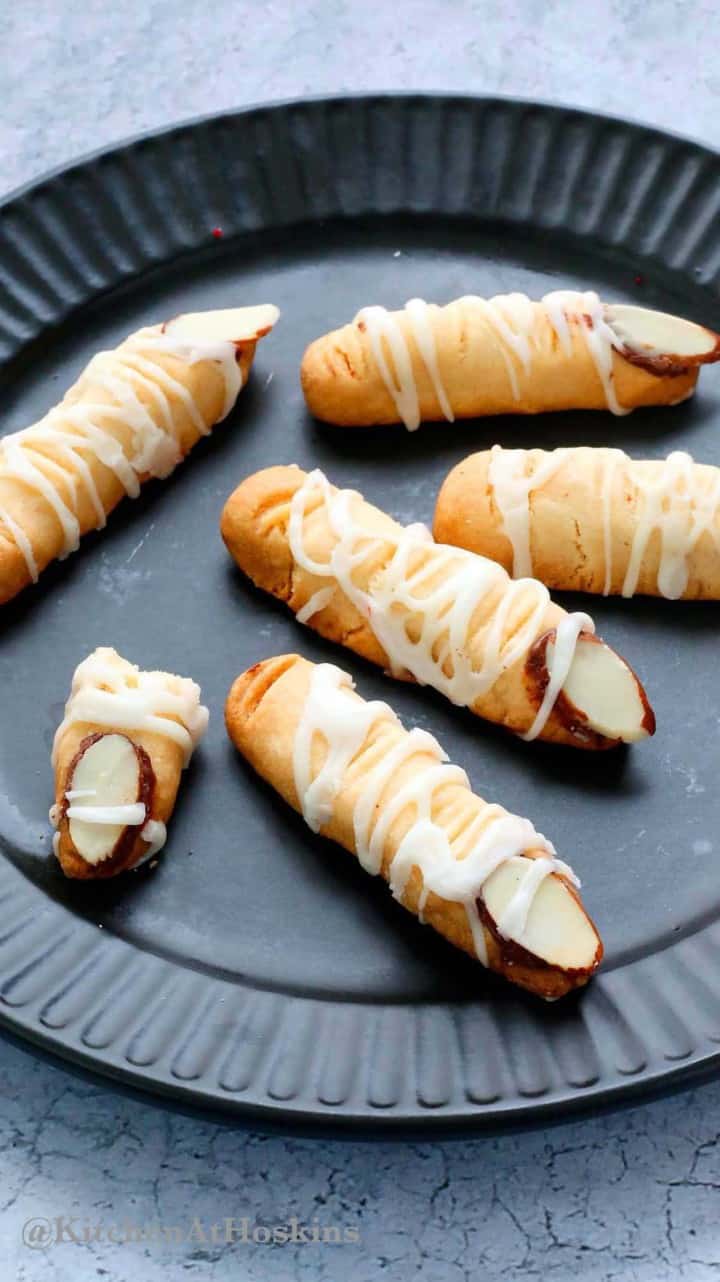 Halloween Finger Cookies - No Eggs | Kitchen At Hoskins