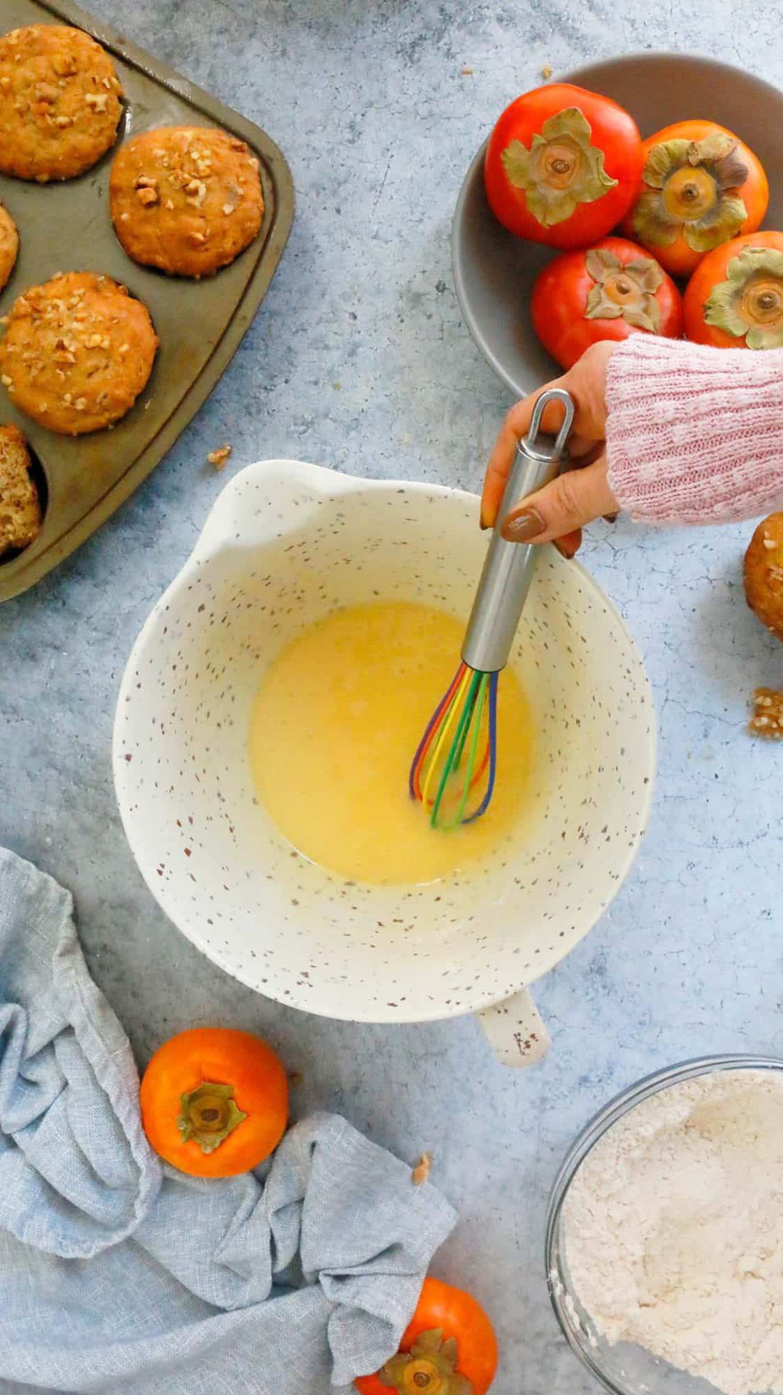 Fuyu Persimmon Muffins | Kitchen At Hoskins