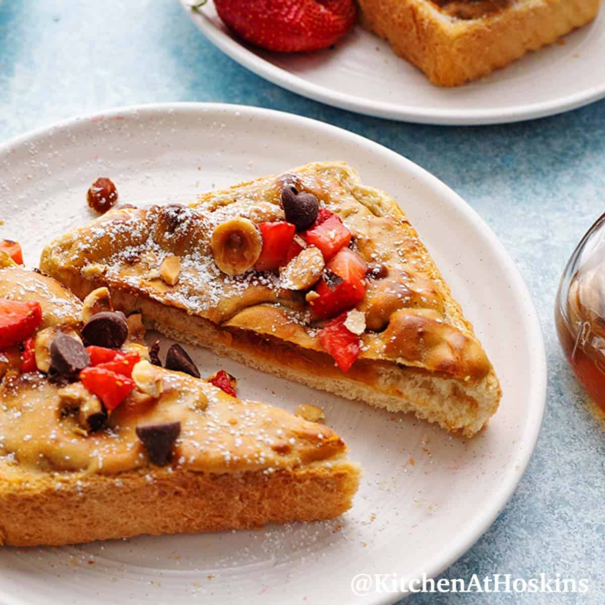 Whole Grain Toast With Peanut Butter