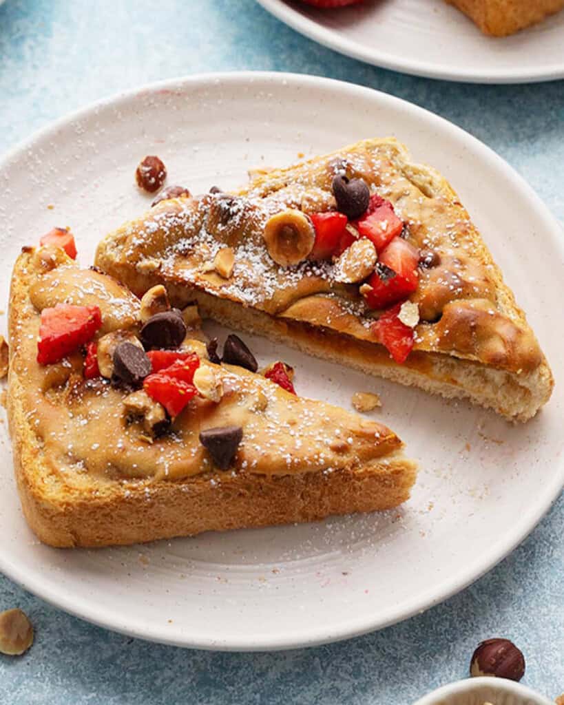 Peanut Butter Toast {High-Protein Breakfast} | Kitchen at Hoskins