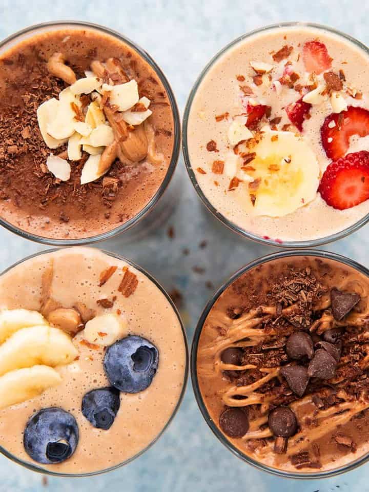 Chocolate Oatmeal Banana Smoothie | The Hoskins Kitchen