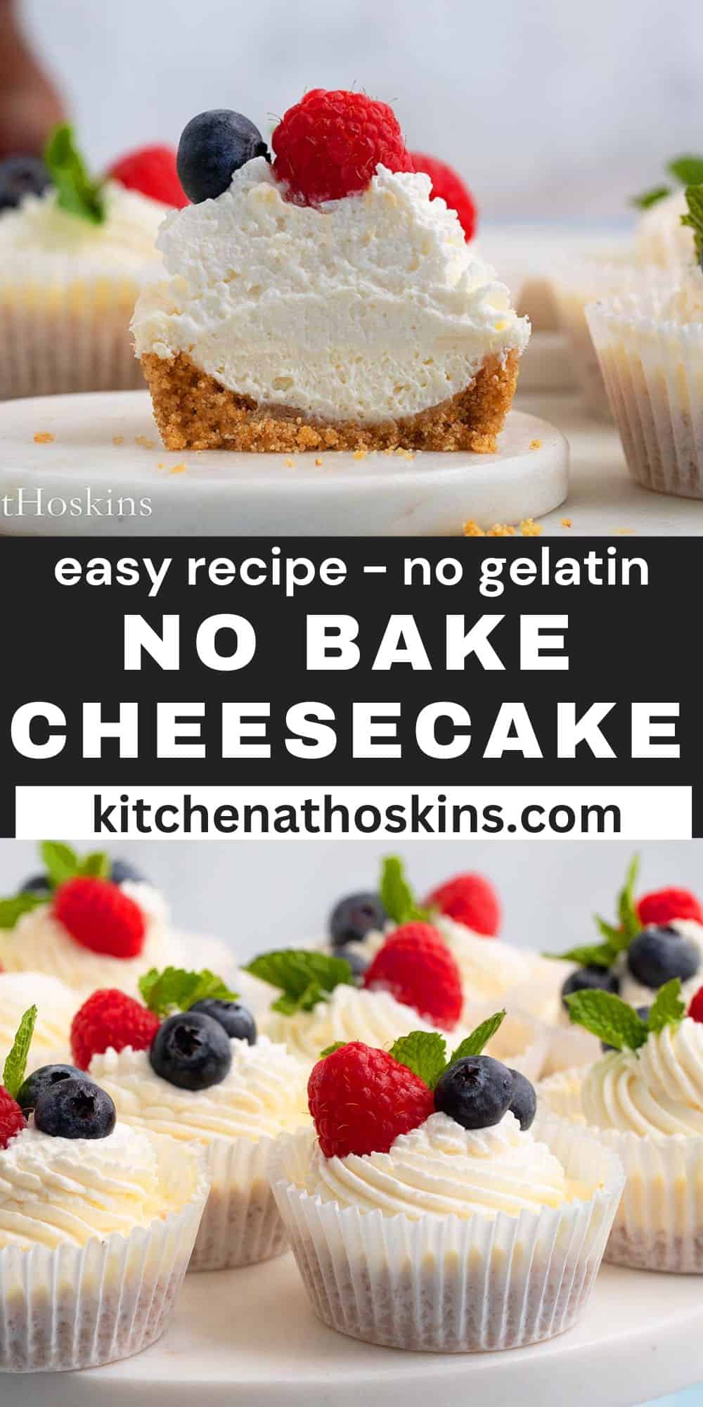 No Bake Mini Cheesecakes | Kitchen At Hoskins
