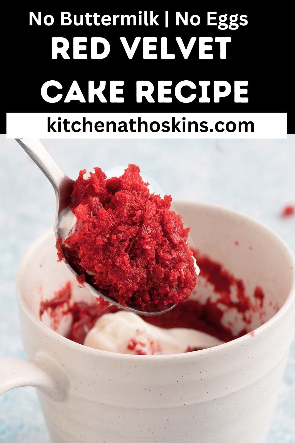 Red Velvet Mug Cake | Kitchen At Hoskins