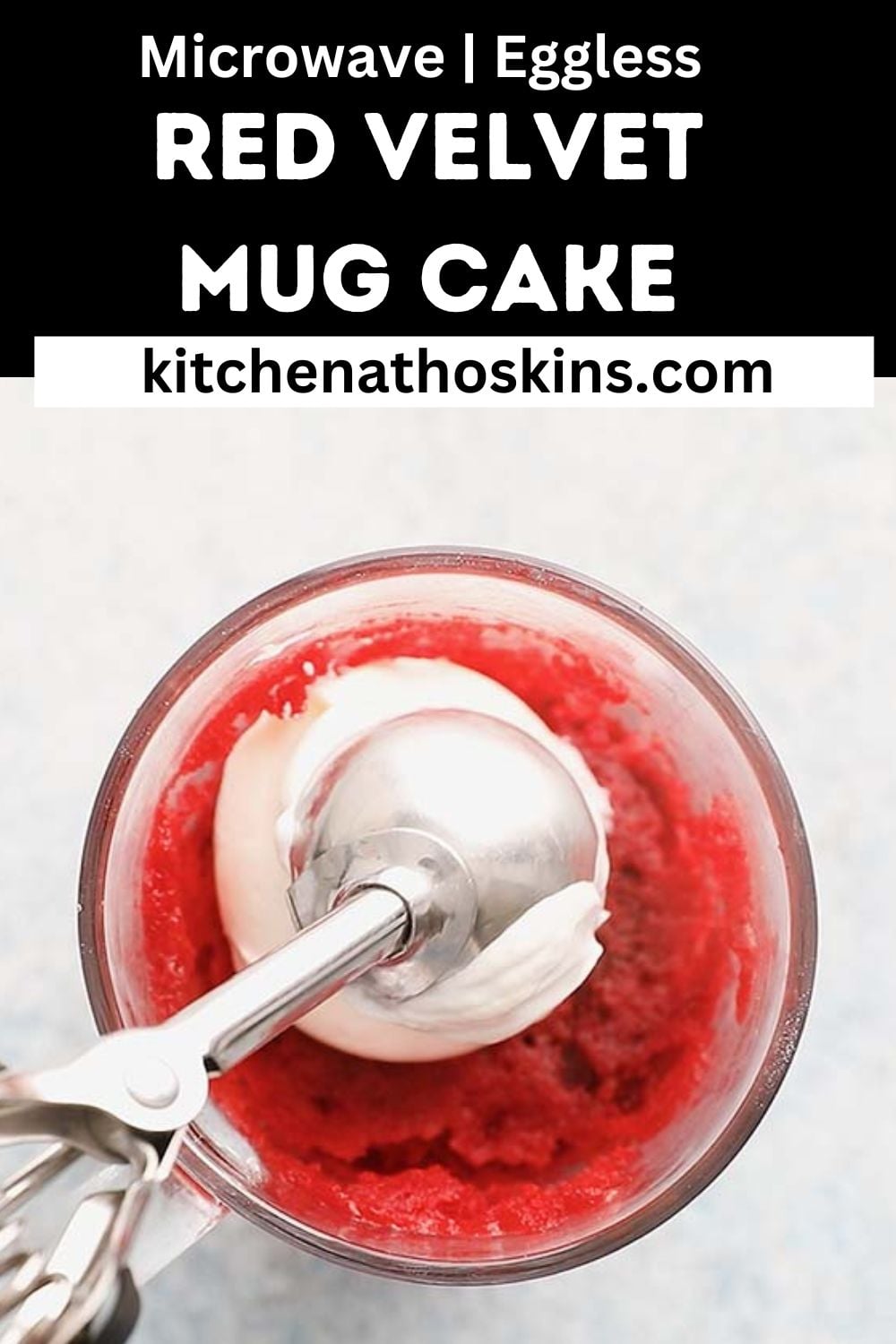 Red Velvet Mug Cake | Kitchen At Hoskins