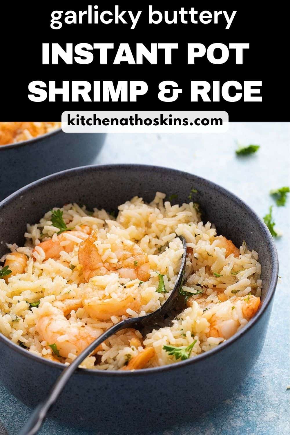 Garlic Butter Shrimp and Rice (Instant Pot or Stovetop) | Kitchen at ...