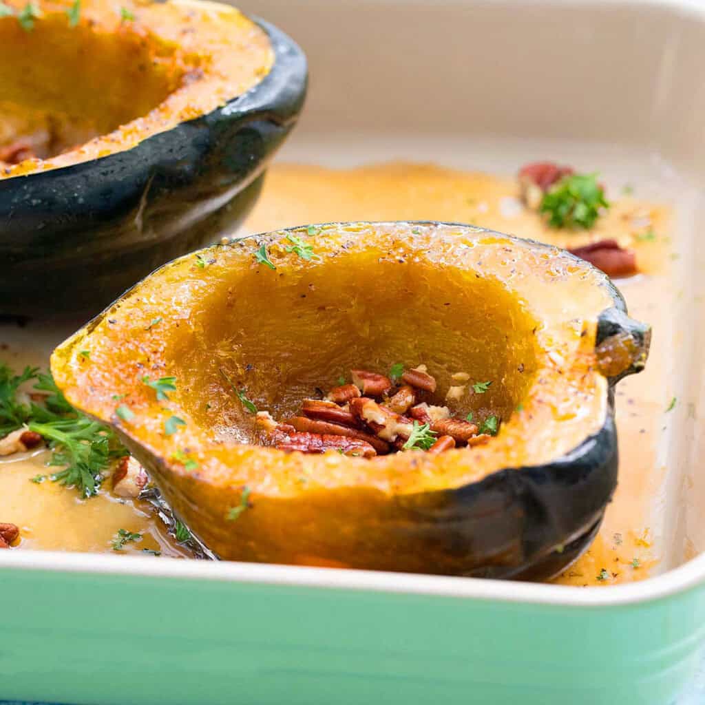 Microwave Acorn Squash (Fast & Easy) | Kitchen At Hoskins