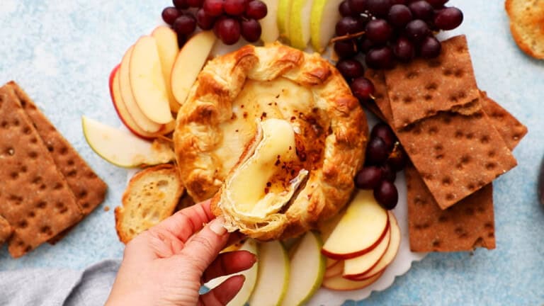 Baked Brie in Puff Pastry and Hot Honey | The Hoskins Kitchen