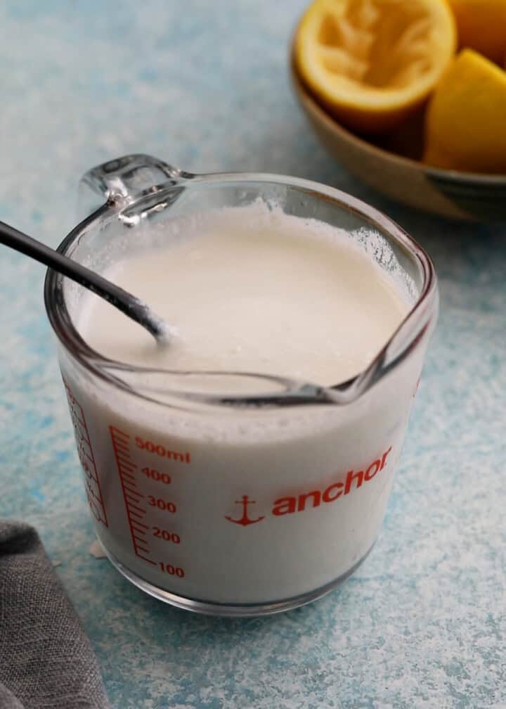 How to Make Buttermilk with Lemon Juice | The Hoskins Kitchen