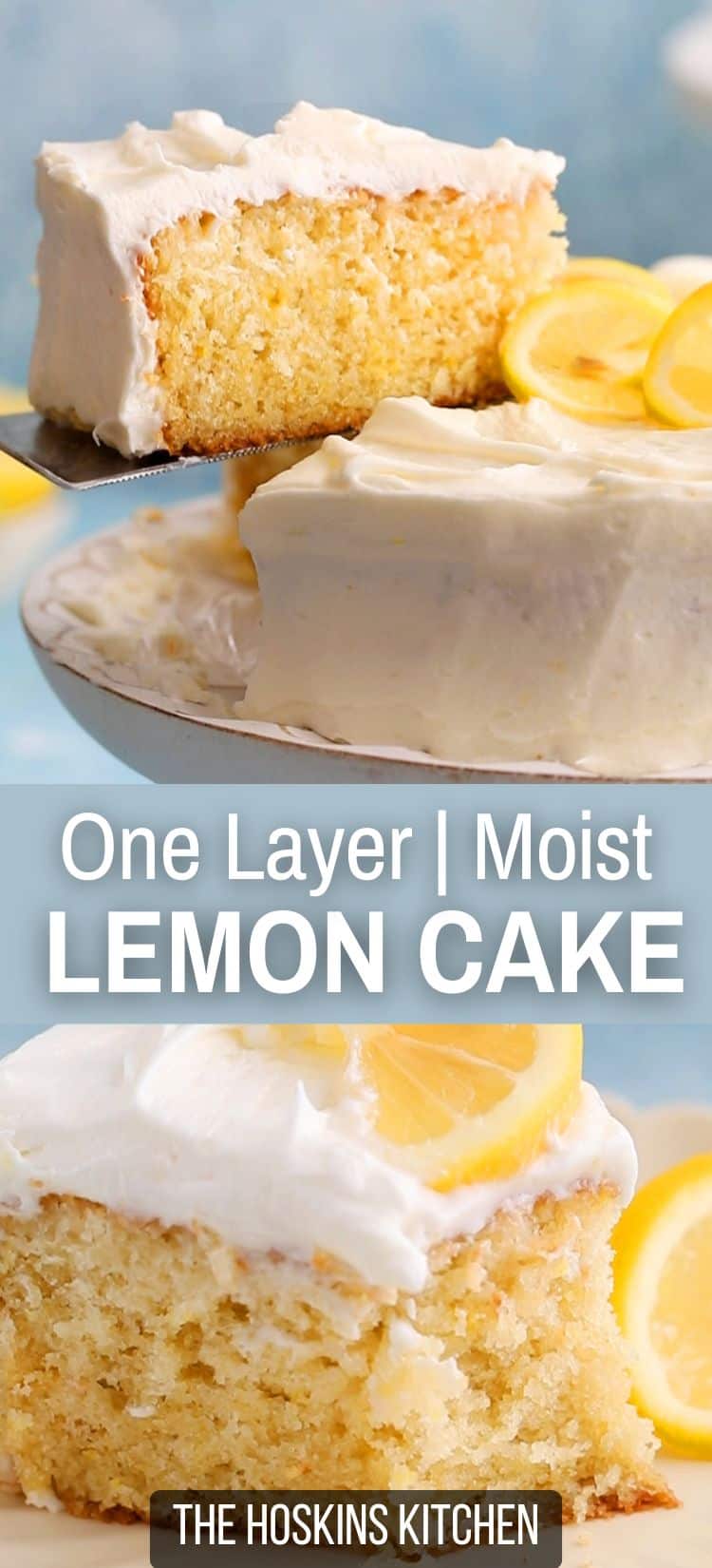 One Layer Lemon Cake | The Hoskins Kitchen